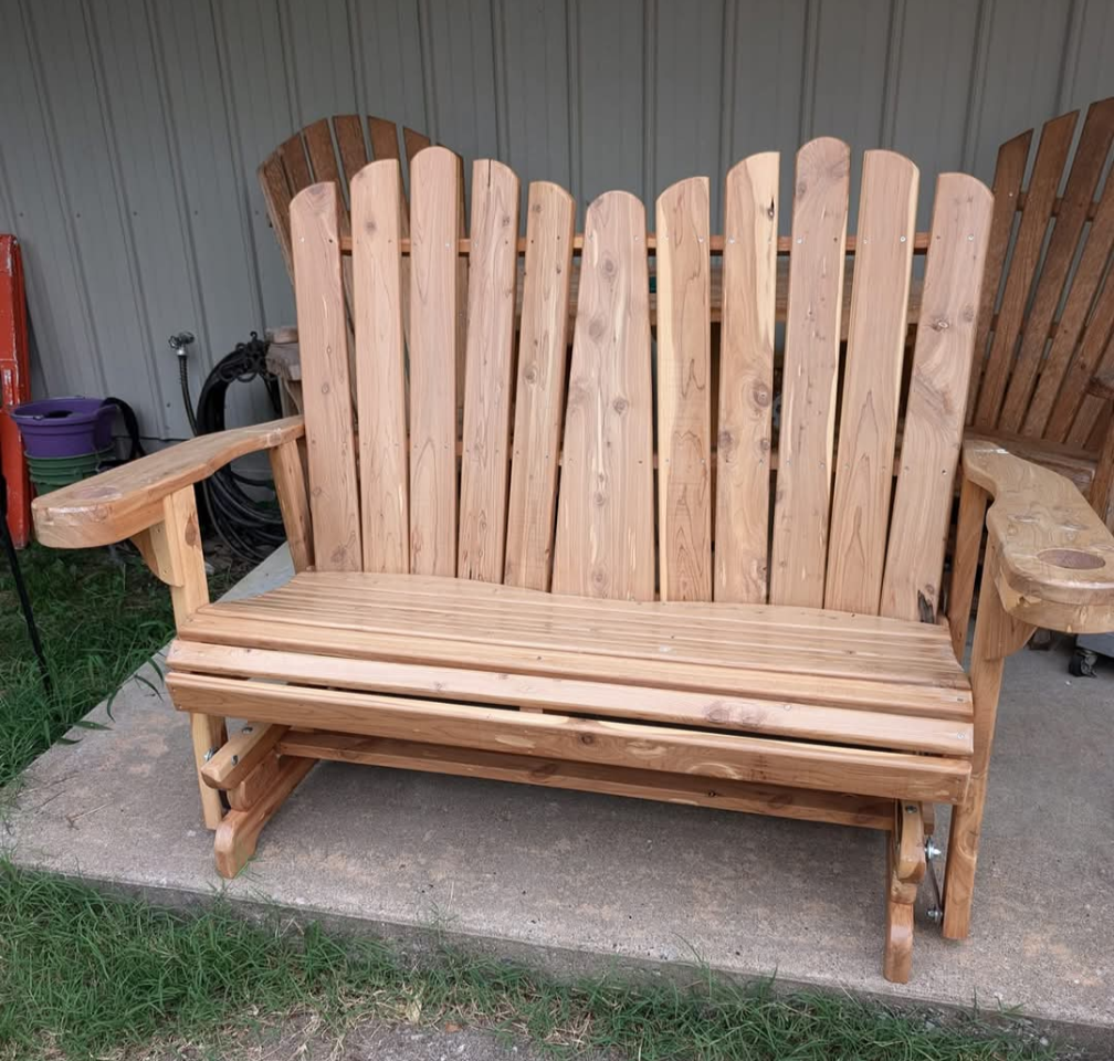 Final Clearance – Handmade Double Barrel Glider – Ranch Mart