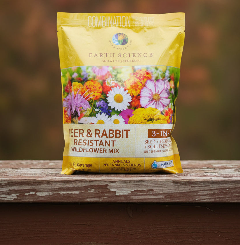 Deer & Rabbit Resistant Wildflower Mix | Earth Science | Ranch Mart